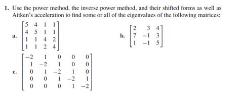 Solved Write Matlab Code Of Problem 11 Use The Power