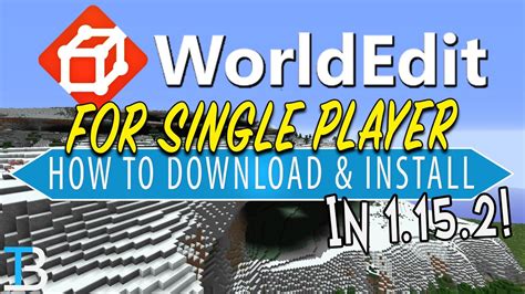 How To Download And Install World Edit In Minecraft 1 15 2 Single Player Youtube