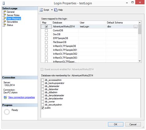 the public database role in sql server sqlnethub