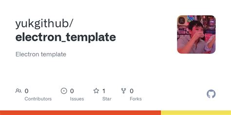 Github Yukgithub Electron Template Electron Template