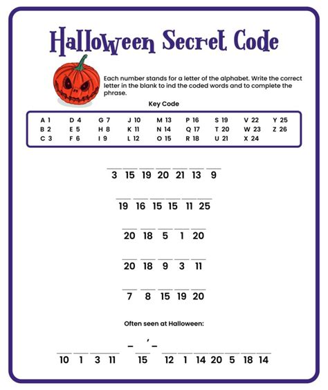 Code Breaker Printable Puzzles Printable JD