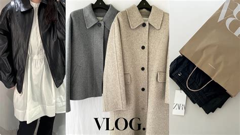Vlog 직장인 브이로그 로렌하이 핸메코트 2종 리뷰 자라 쇼핑 가을 출근룩 모음 유니클로 폴뉴아 오브히 노티아 스텝어라운드 Ette 몽드몽드 무탠다드 로서울