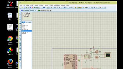 Inverter Simulation In Proteus Using Pic16f877a And Mikroc Youtube