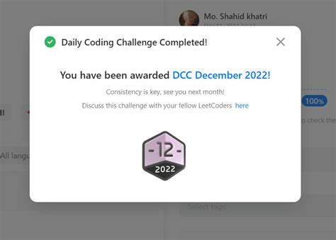 Mo Shahid Khatri On Linkedin 100days Dcc Badge Programmer Leetcode Softwaredeveloper