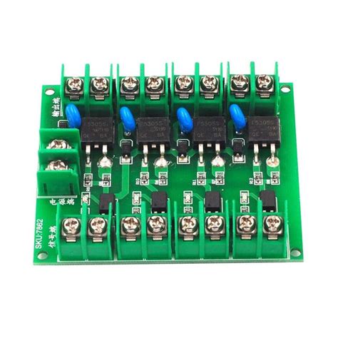 Rakstore Dc Control Four Way Fet Mos Electronic Switch Control Board Pulse Trigger Switch Module