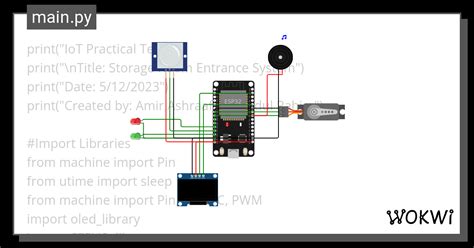 security system py wokwi esp32 stm32 arduino simulator