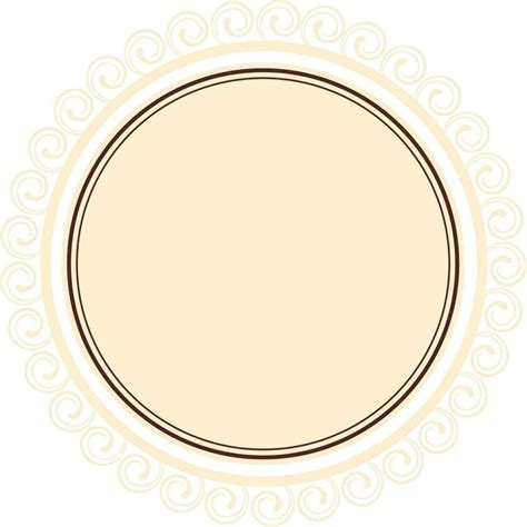 Beautiful Rounded Frame Design 25097526 Vector Art At Vecteezy