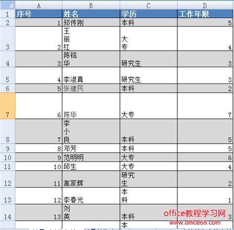 Excel如何批量删除换行符，实现 美丽变身”68手游网