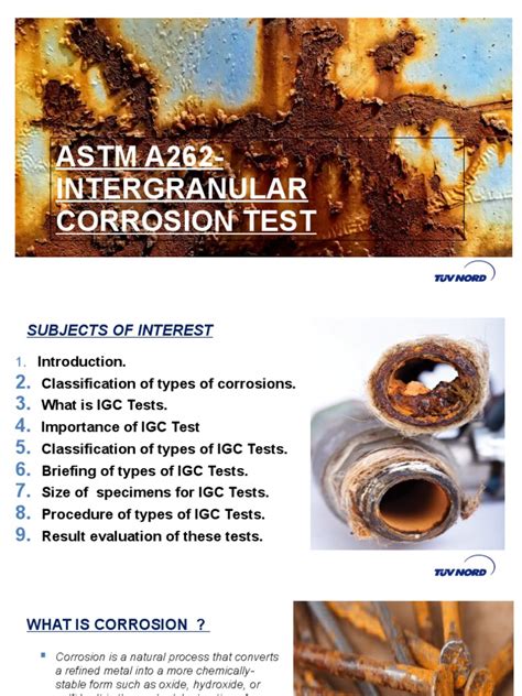 Astm A262 Igc Test Ppt Pdf Corrosion Metallurgy
