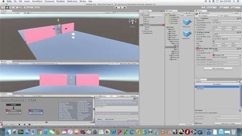 Unity Playmaker Tutorial Trigger Animation Sliding Doors Youtube