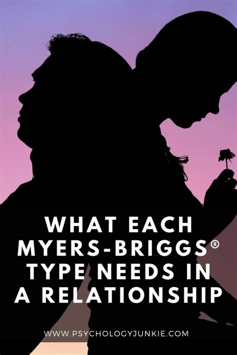 What Each Myers Briggs Type Needs In A Relationship Psychology Junkie