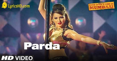Parda Lyrics Once Upon A Time In Mumbai