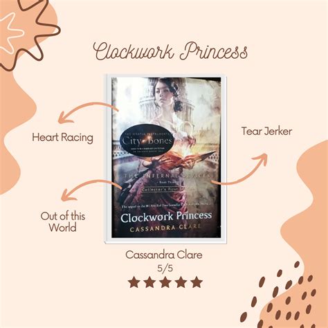 Clockwork Princess By Cassandra Clare By Innas Quirky Thoughts Medium