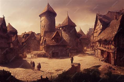 Poor Medieval City Houses