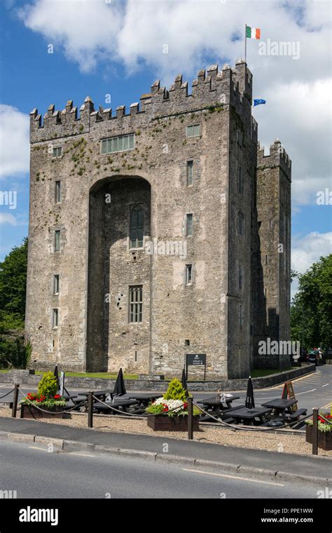 Bunratty Castle Is A Large 15th Century Tower House In County Clare In