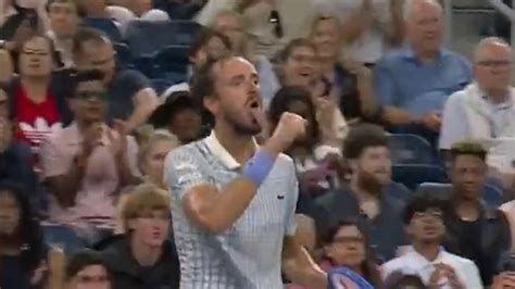 Daniil Medvedev Caught Doing Obscene Gesture During Embarrasing Show At