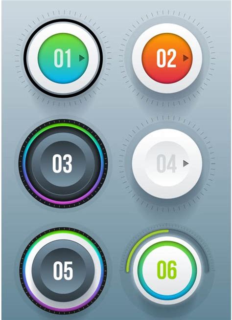 Volume UI Elements Vector Material Free Download