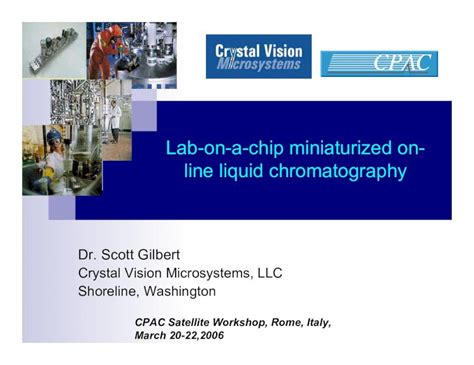 Pdf Lab On A Chip Miniaturized On Line Liquid Chromatography