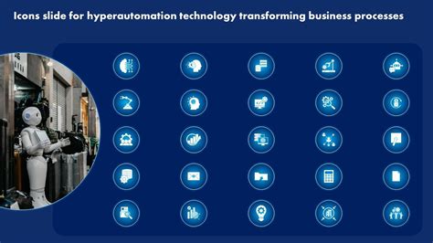 Icons Slide For Hyperautomation Technology Transforming Business Processes Ppt Sample
