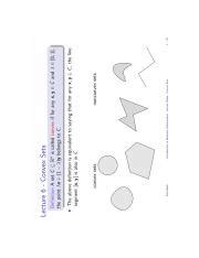 Introduction To Nonlinear Optimization Lecture Slides Convex Sets Lec Pdf Course Hero