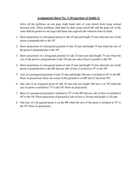 Pdf Assignment Sheet No 5 And 6pdf Dokumentips