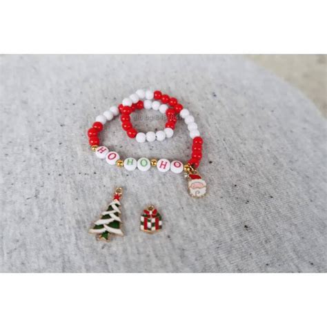 Ръчно изработени коледни колие и гривни Дамско бижу Пластмаса Бижута Бургас Ръчно изра