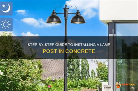 Step By Step Guide To Installing A Lamp Post In Concrete Shuntool