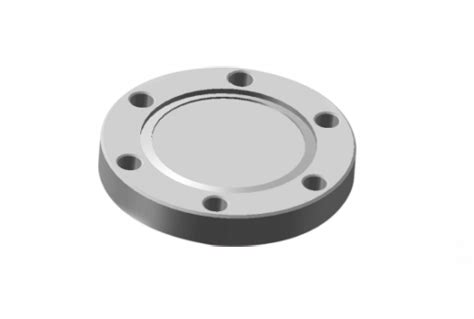 Cf Blank Flange Tapped Bowah Vacuum