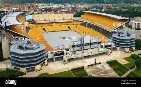 Acrisure Stadium In Pittsburgh From Above Aerial Drone Photography