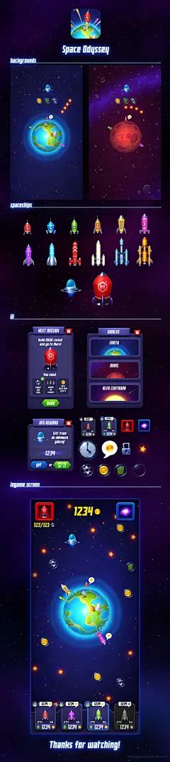 雷霆战机飞机 空战类 射击科技科幻 Ui 特效背景手游游戏素材 淘宝网 花瓣网