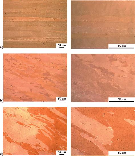 Microstructure In Central Part Of A Forging A Longitudinal Section Download Scientific