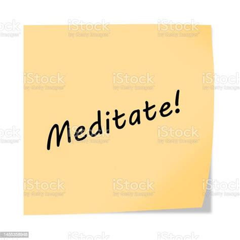 클리핑 경로가 있는 흰색에 3d 그림 게시물 메모 미리 알림 명상 3차원 형태에 대한 스톡 벡터 아트 및 기타 이미지 3차원 형태 감정 개념 Istock