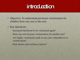 Presentation Re Victimization Ppt
