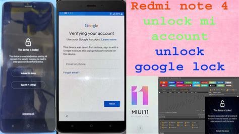Redmi Note Mi Account Google Account Remove YouTube