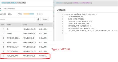 snowflake virtual column in data load cloudyard