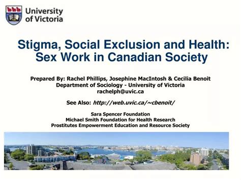 Ppt Stigma Social Exclusion And Health Sex Work In Canadian Society