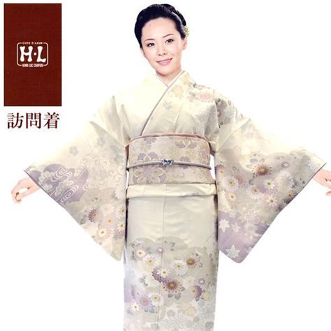 【h L訪問着 3点セット】生成系花柄【250 R】洗える着物 ダスティカラー【e】 Houmongi3set20 250 おしゃれの店くどう 通販 Yahoo ショッピング