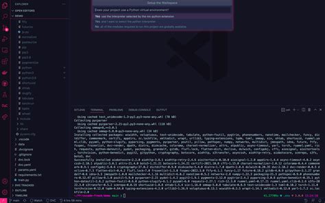 extension doesn t detect dvc after it s installed into the virtual env
