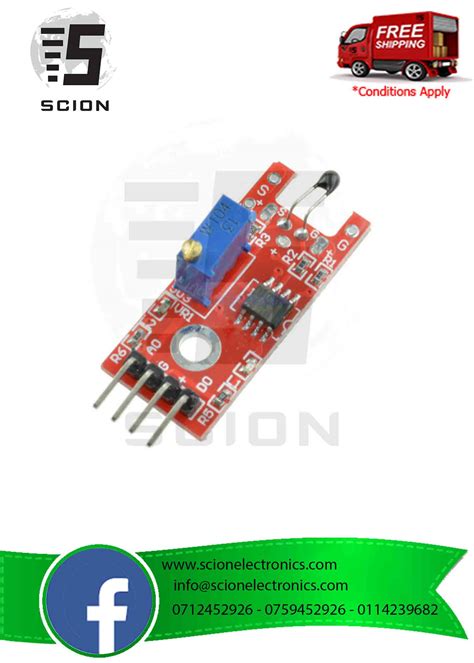 Pin Digital Temperature Thermistor Thermal Sensor Module Switch KY Scion Electronics