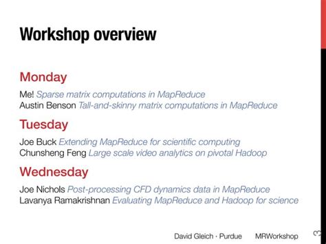 Sparse Matrix Computations In Mapreduce Ppt