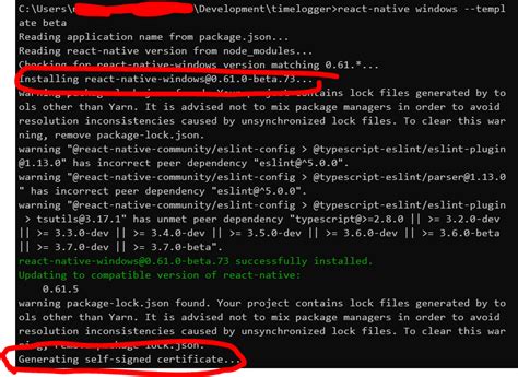 Must Run Elevated Otherwise Stuck Generating Self Signed Certificate · Issue 3930