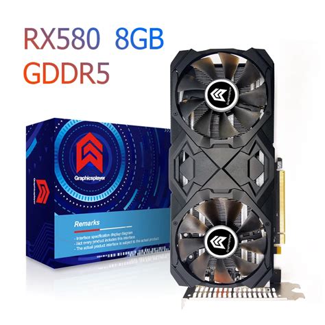 Компьютерные видеокарты серии RX 580 2048SP GDDR5, видеокарты для AMD ...