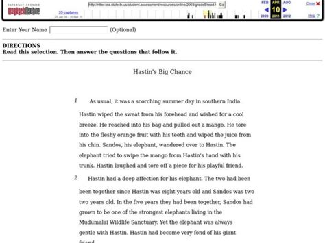 Reading Comprehension Test Lesson Plan For 4th 6th Grade Lesson Planet