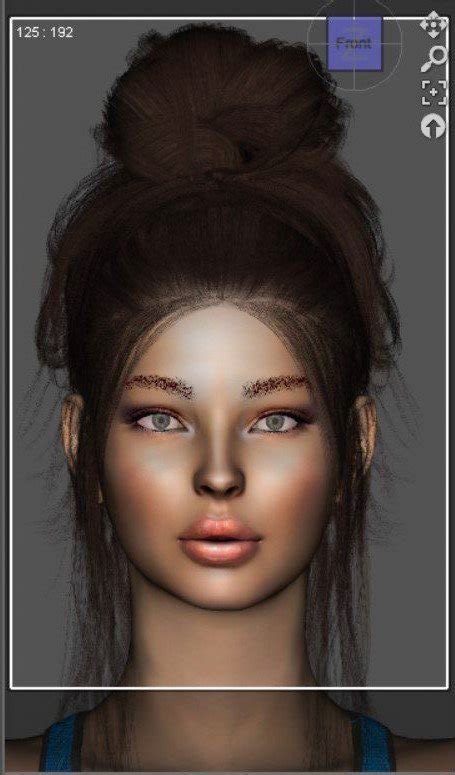 Female Portrait Realistic Rendering 02 Cgtrader
