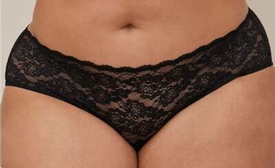 Sexy Bbw Fashion Xxx Beautiful Lace Mid Rise Hipster Panty Black Color