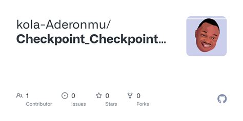 Github Kola Aderonmucheckpointcheckpoint Algorithms And Its Elements