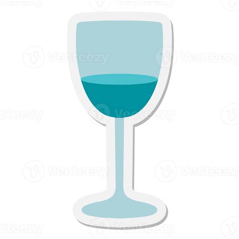 Wine Glass Sticker 45068829 Png