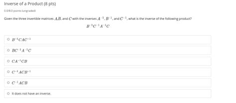 Solved Question Chegg