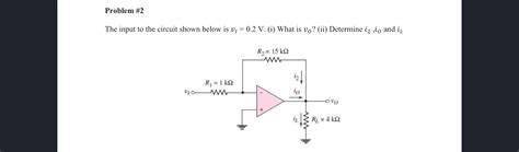 Problem 2The Input To The Circuit Shown Below Is Chegg