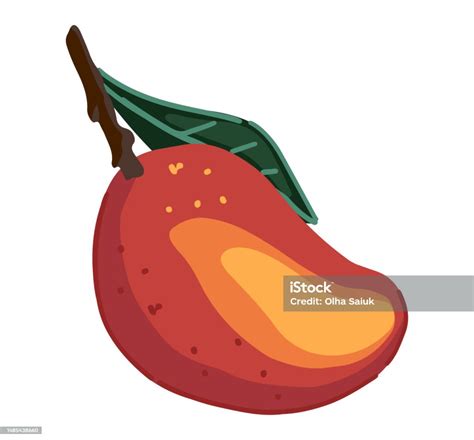 망고 과일 클립 아트입니다 신선한 이국적인 과일 낙서가 흰색으로 분리되어 있습니다 만화 스타일의 컬러 벡터 그림입니다 0명에 대한 스톡 벡터 아트 및 기타 이미지 Istock